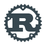 Rust Programming Language icon in Gradient Line Style