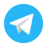 Telegram App icon in Windows 10 Style