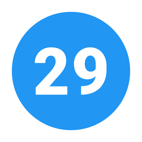29 Circle icon in Color Style