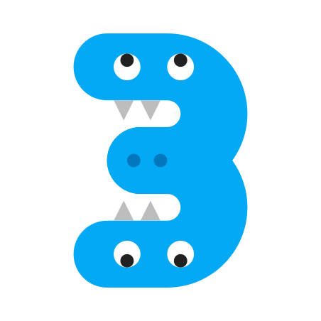 3 Cute icon in Color Style