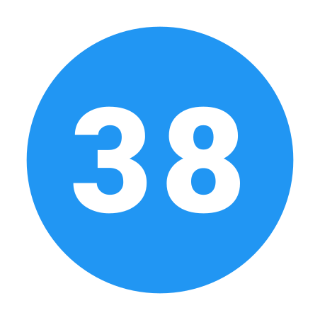 38 Circle icon in Color Style