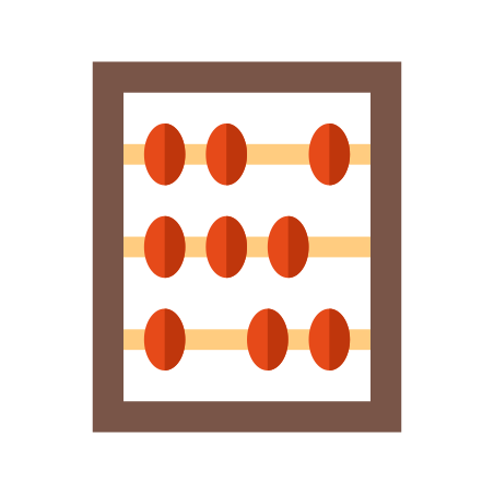 Abacus icon in Color Style