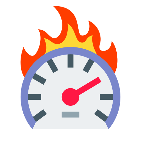 Acceleration icon in Color Style