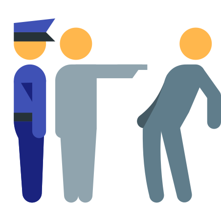 Accusation icon in Color Style