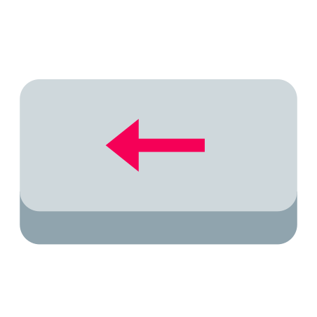 Backspace icon in Color Style