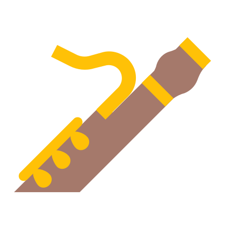 Bassoon icon in Color Style