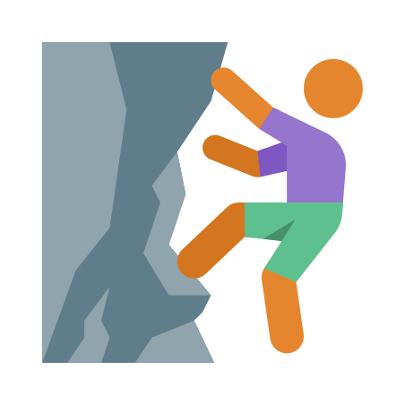 Bouldering Skin Type 3 icon in Color Style