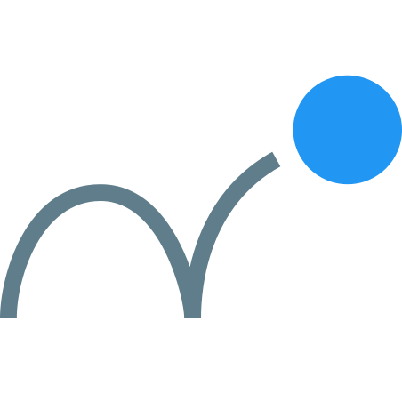 Bouncing Ball icon in Color Style