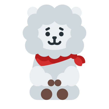 BT21 Rj icon in Color Style