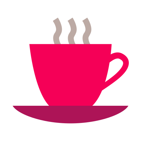 Cafe icon in Color Style