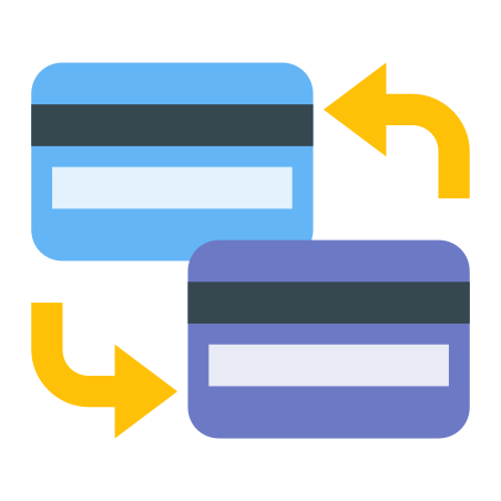 Card Exchange icon in Color Style