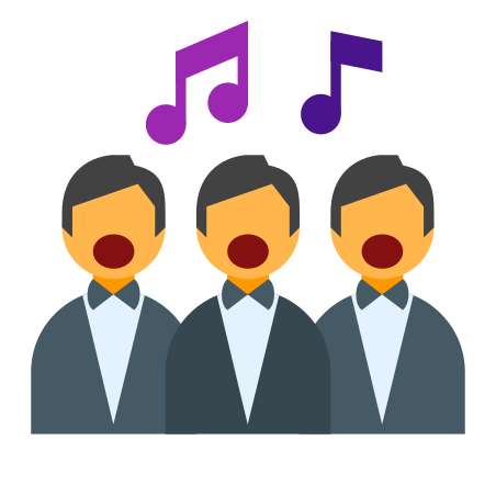 Choir icon in Color Style
