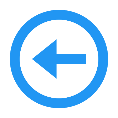 Back Arrow icon in Color Style