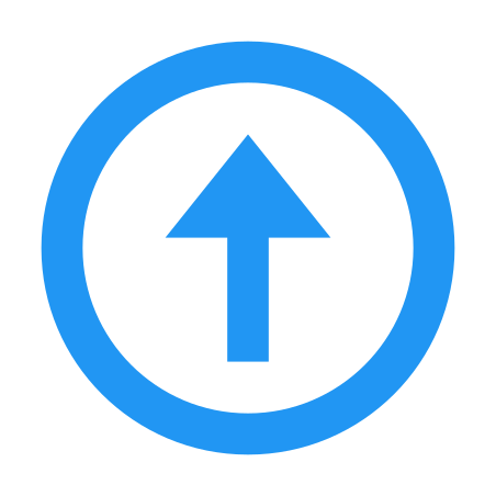 Scroll Up icon in Color Style