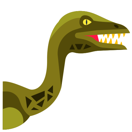 Compsognat icon in Color Style
