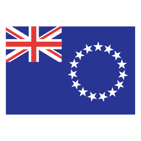 Cook Islands icon in Color Style