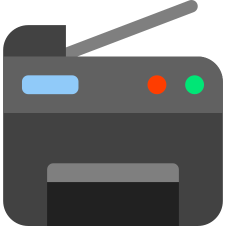 Copy Machine icon in Color Style