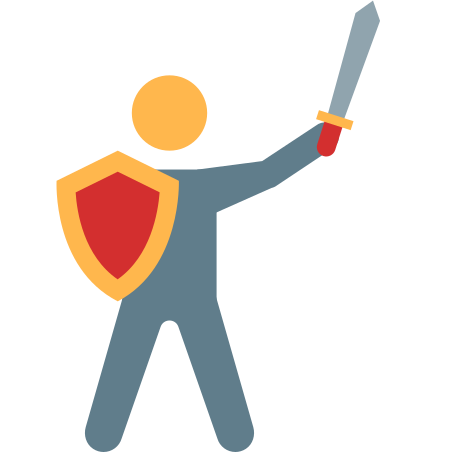 Courage icon in Color Style