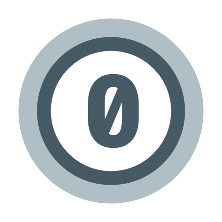 Creative Commons Zero icon in Color Style