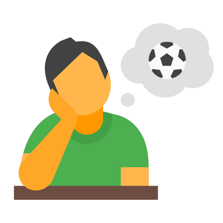 Daydreaming icon in Color Style