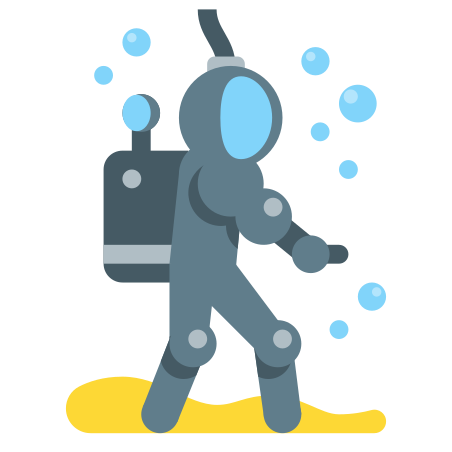 Deep Diver icon in Color Style