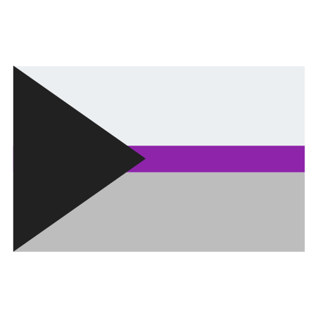 Demisexual Flag icon in Color Style