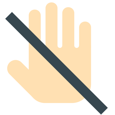 Do Not Touch Skin Type 1 icon in Color Style