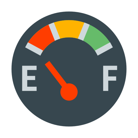 Empty Tank icon in Color Style