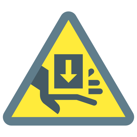 Entrapment Hazard icon in Color Style
