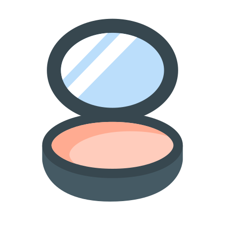 Face Powder icon in Color Style