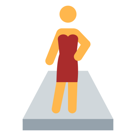 Fashion Model Icon – Free Download, PNG and Vector