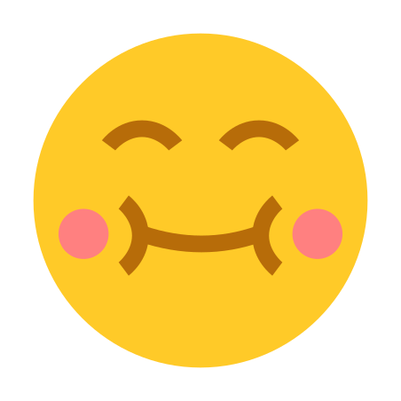 Fat Emoji icon in Color Style