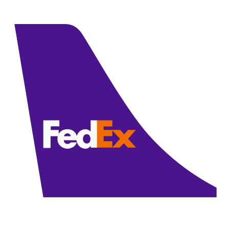Fedex Airlines icon in Color Style