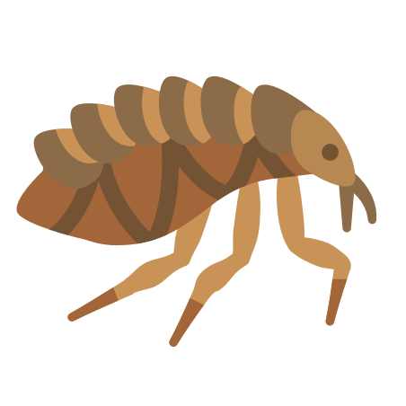 Flea icon in Color Style