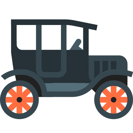 Ford Model T icon in Color Style