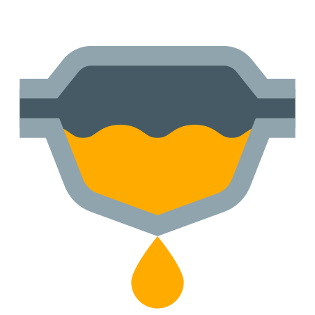 Fuel Filter Warning icon in Color Style