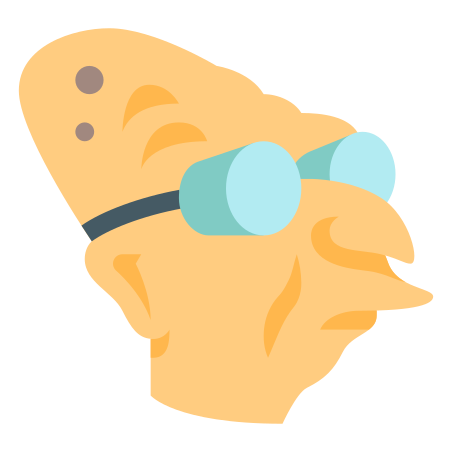 Futurama Professor Farnsworth icon in Color Style