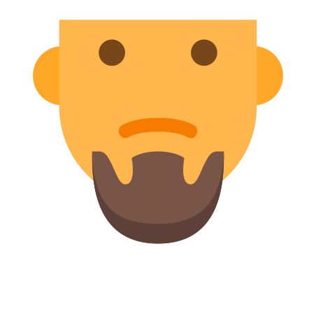 Goatee icon in Color Style