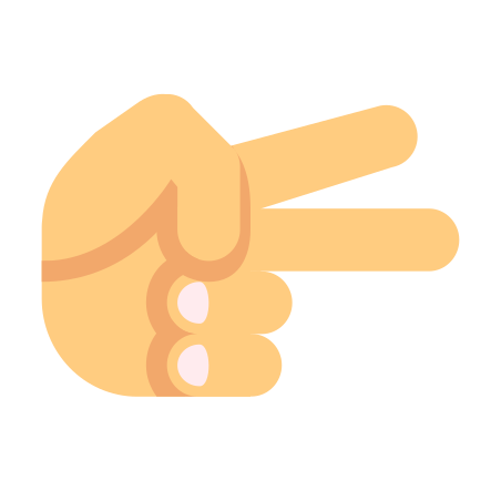 Hand Scissors icon in Color Style