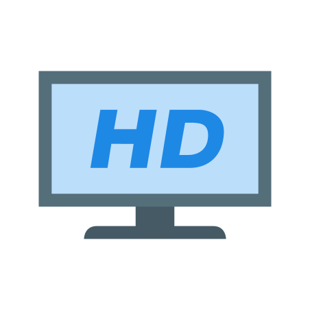 HDTV icon in Color Style