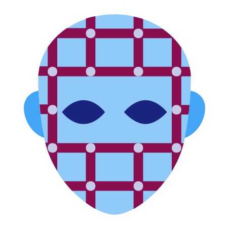 Hellraiser Pinhead icon in Color Style
