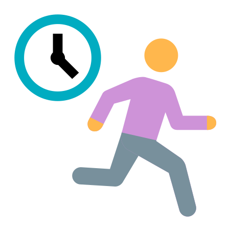 Hurry icon in Color Style
