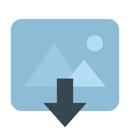 Insert Raster Image icon in Color Style
