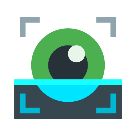Iris Scan icon in Color Style