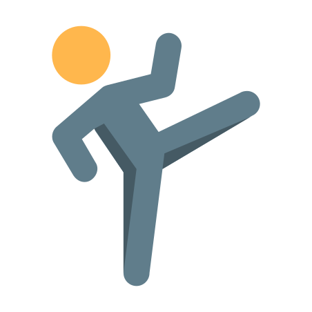 Kicking icon in Color Style