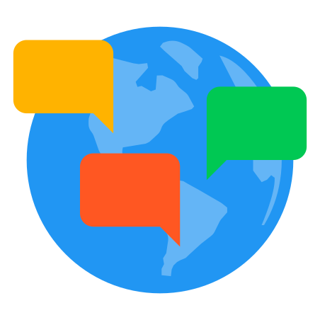 Language Skill icon in Color Style