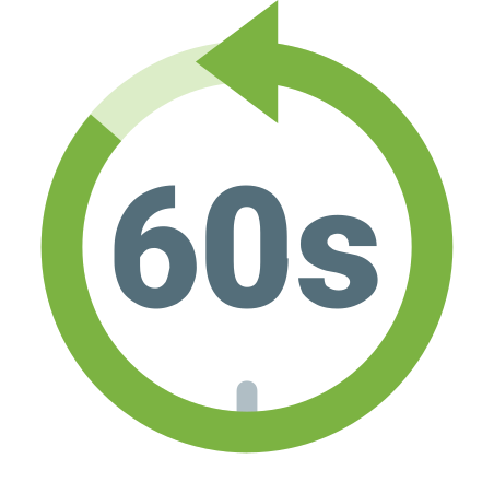 60 Seconds icon in Color Style