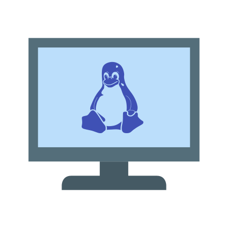 Linux Server icon in Color Style