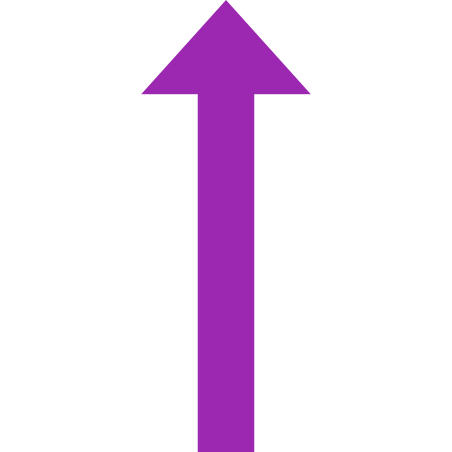 Up Arrow icon in Color Style