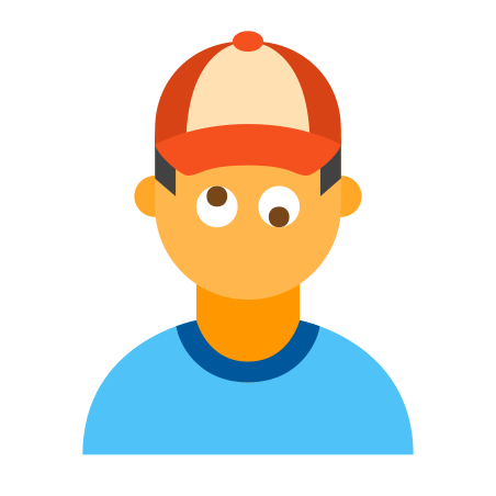 Mad Boy icon in Color Style